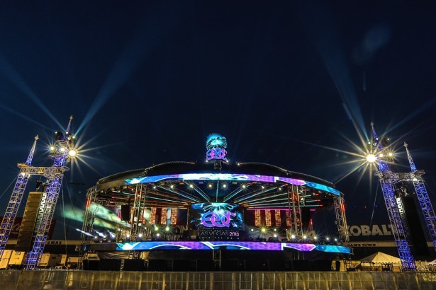 The stages of EDC Las Vegas 2013 – Electronic Vegas