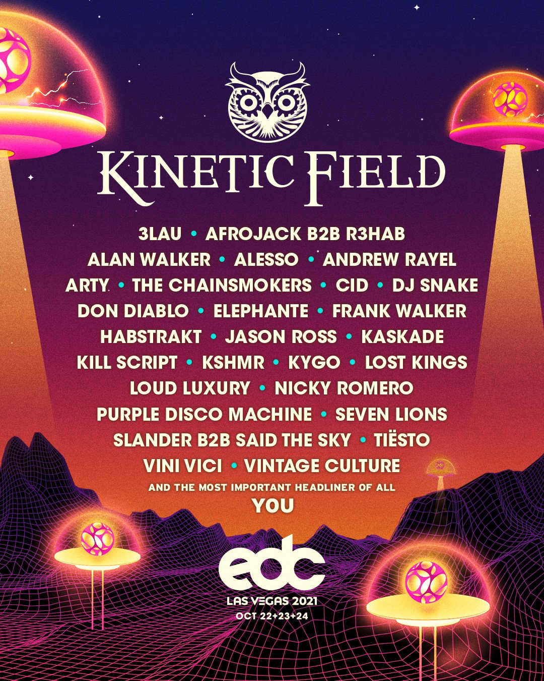 Start planning for EDC with stage-by-stage lineups – Electronic Vegas