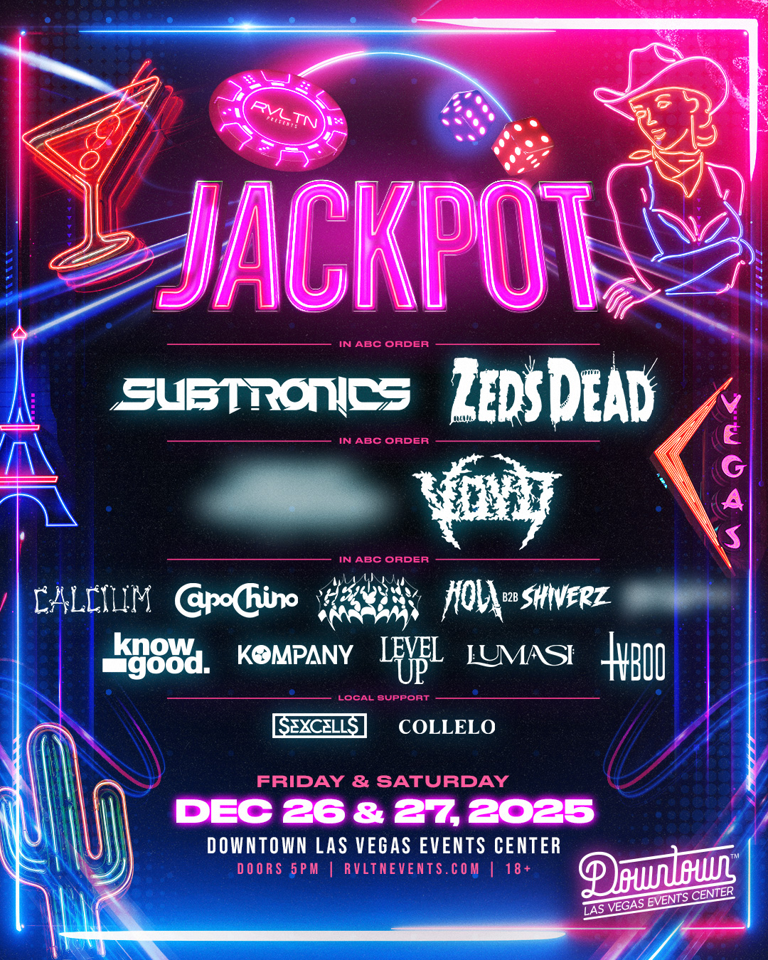 Lineup revealed for ‘Jackpot’ NYE-weekend event – Electronic Vegas