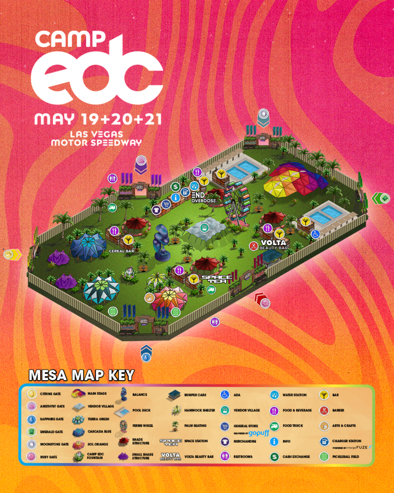 Lineups revealed for 2023 Camp EDC opening party, daily pool parties and afters – Electronic Vegas