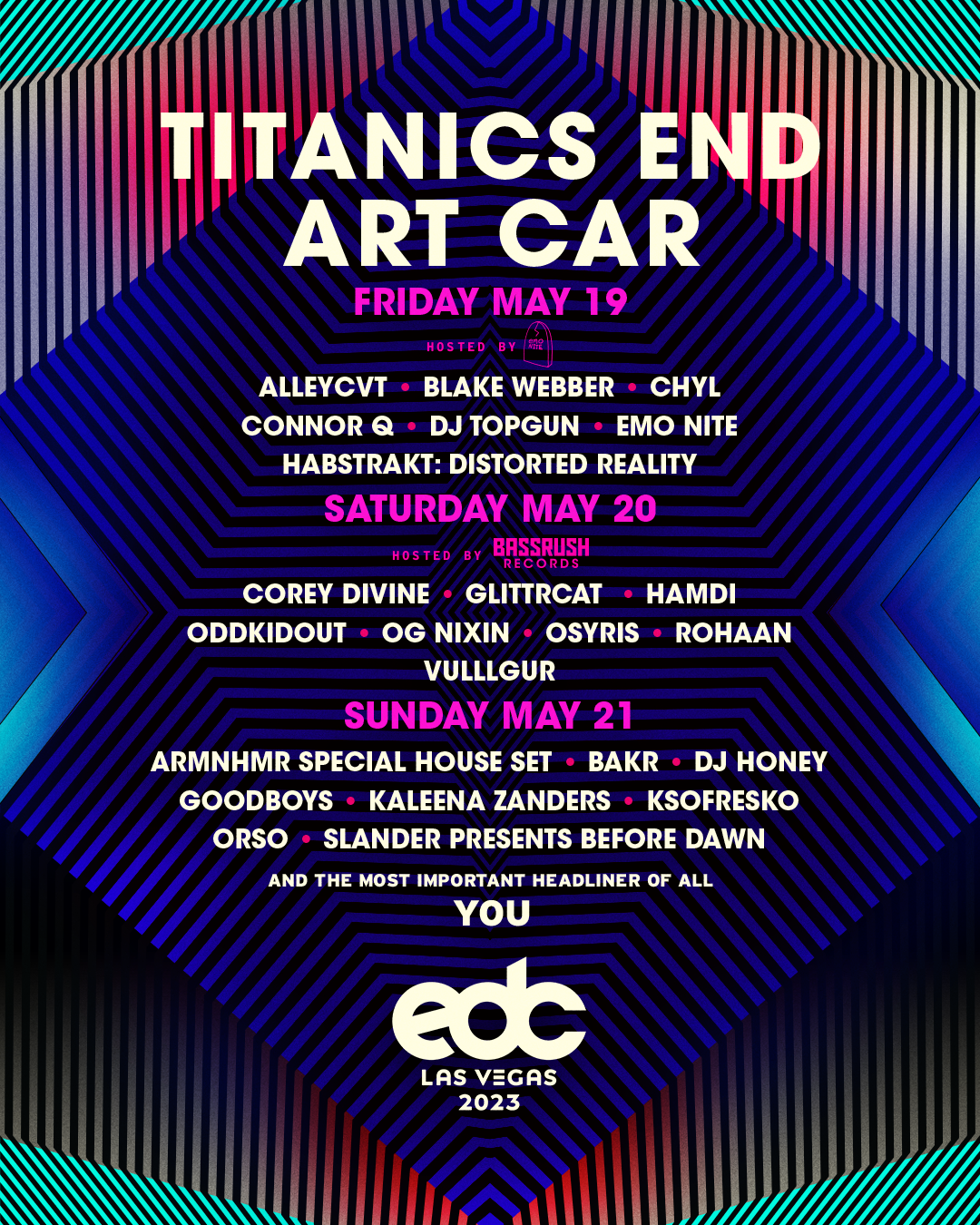 EDC reveals art car lineups for 2023 event – Electronic Vegas